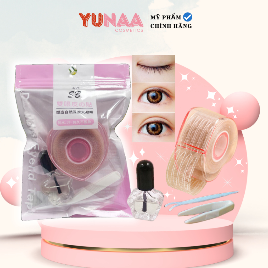 [Y098] [TẶNG NHÍP GẮP và NHẤN MÍ] Kích Mí Lưới Cuộn Trong Suốt - Makeup ...