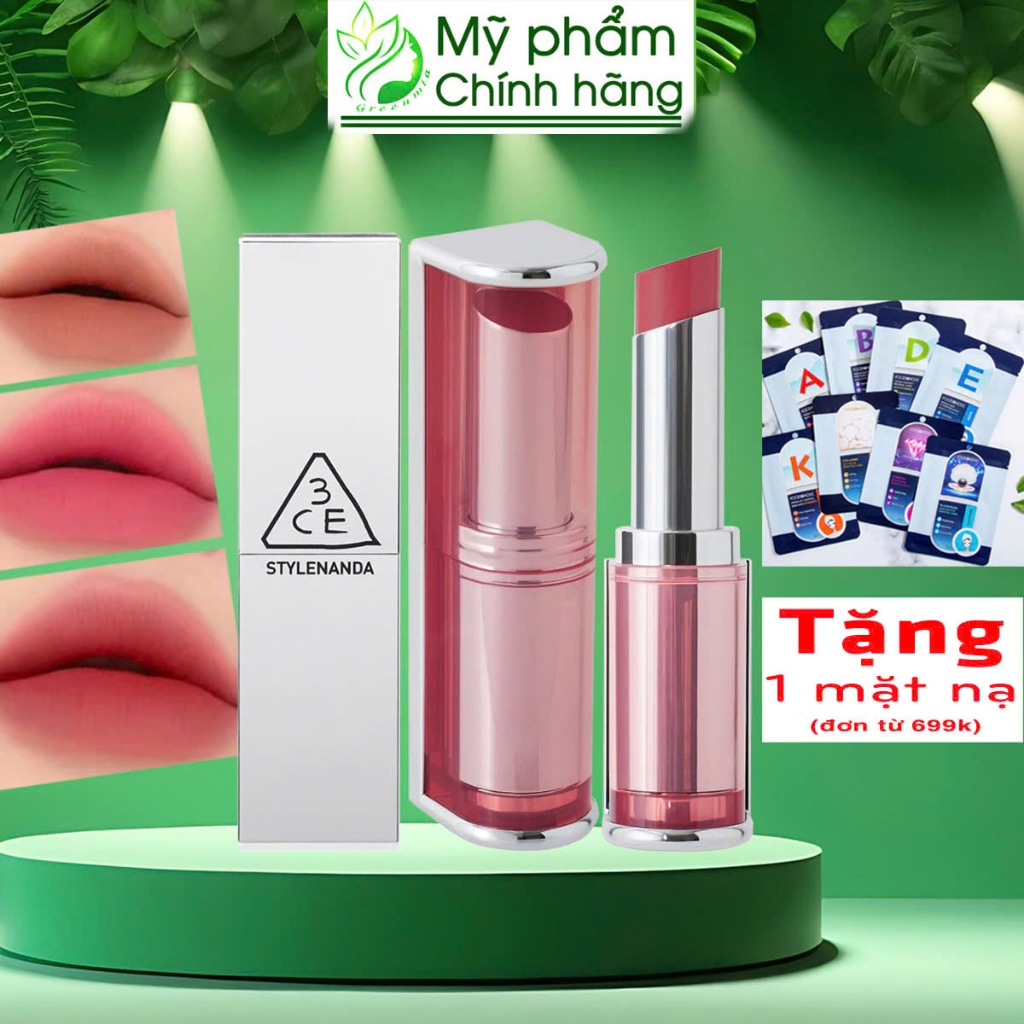 Son Thỏi 3CE Blur Matte Lipstick ĐỦ MÀU Newtro Way Salty Cinamon Pure ...