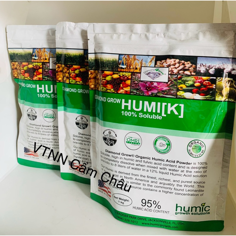 HUMI[K] dạng miểng Diamond Grow USA (Kg): tốt đất, ra rễ mạnh, cây sinh ...