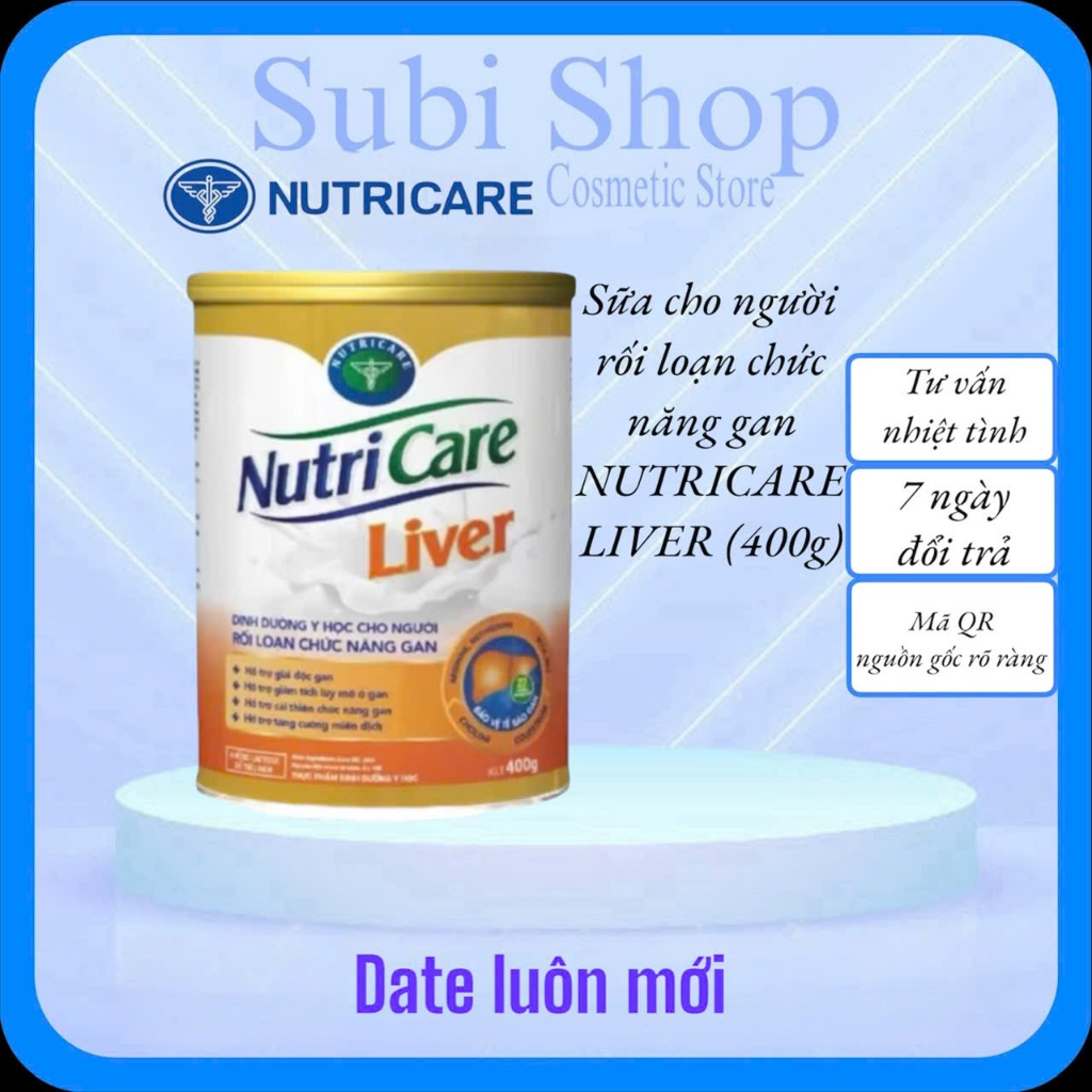 Sữa cho người rối loạn chức năng gan NUTRICARE LIVER (400g) | Shopee Việt Nam