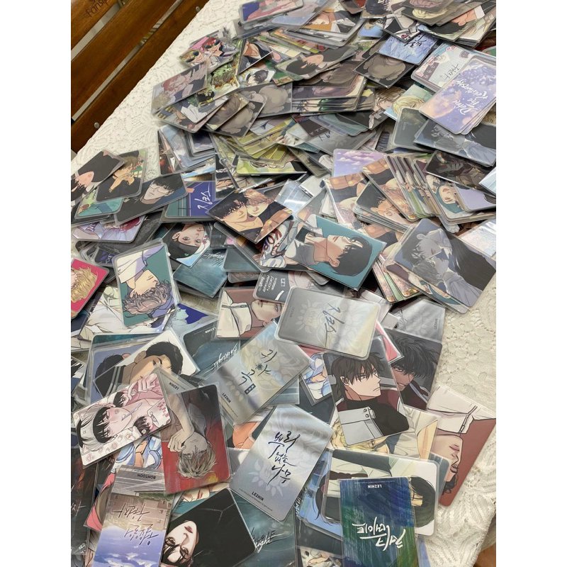 CARD BOYLOVE manhwa (pearl boy, backlight, kẻ đểu cáng, jinx,hổ ái tử ...