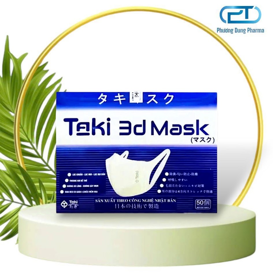5 cái Khẩu trang y tế Taki 3D Mask (Hàng tặng không bán) | Shopee Việt Nam