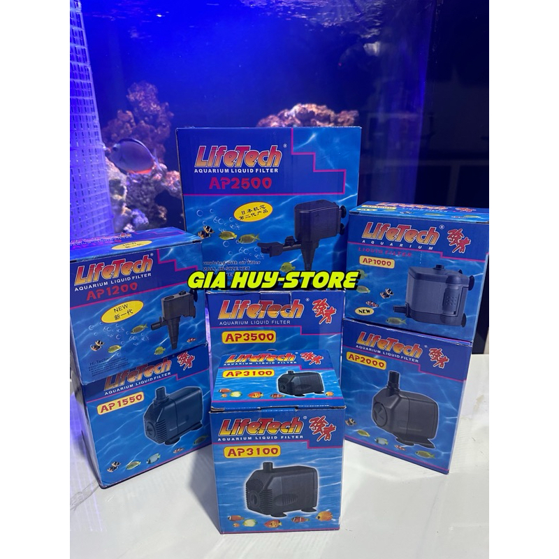 Máy Bơm LIFETECH AP 1000 - AP 1200 - AP 3100 - AP 3500 | Dùng cho Hồ Cá, Lắp Giàn Thủy Canh ...