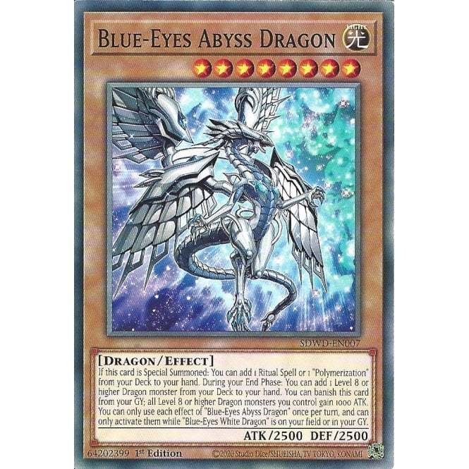 [KW2 Yugioh] [EN-UK] [Nice Art] Thẻ bài Blue-Eyes Abyss Dragon - SDWD-EN007 - Common 1st Edition ...