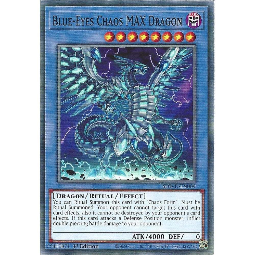[KW2 Yugioh] [EN-UK] [Nice Art] Thẻ bài Blue-Eyes Chaos MAX Dragon - SDWD-EN009 - Common 1st ...