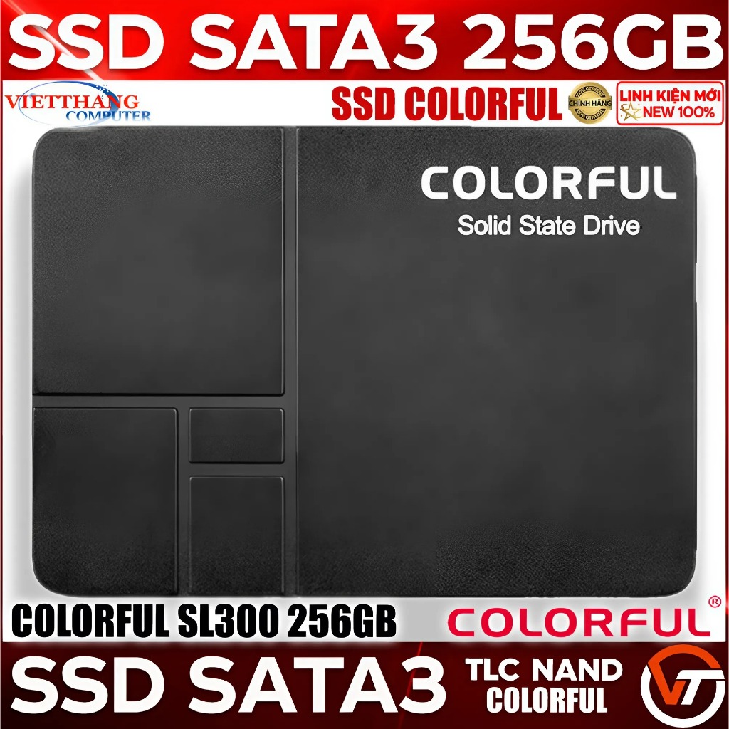 Ổ cứng SSD Colorful SL300 256GB SATA3 Chính hãng New 100% Full hộp BH 3 ...
