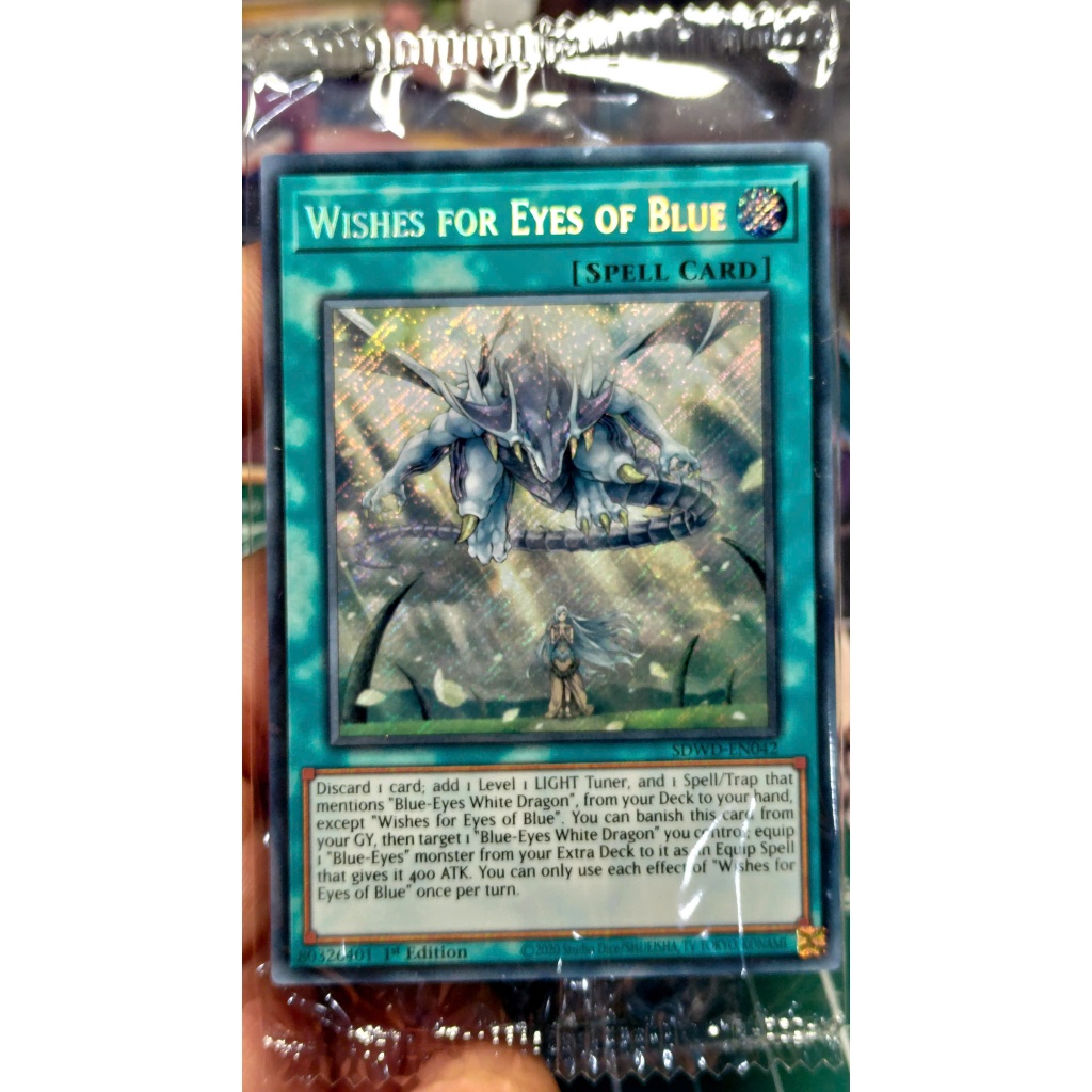 [KW2 Yugioh] [EN-UK] [Nice Art] Thẻ bài Wishes for Eyes of Blue - SDWD-EN042 - Ultra Secret Rare ...