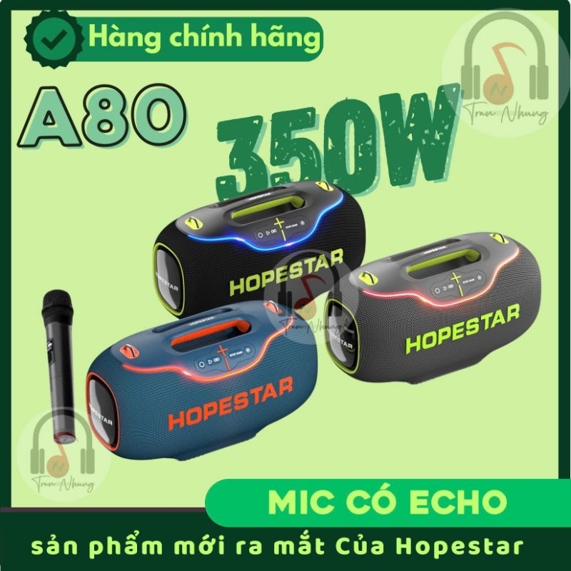 LOA BLUETOOTH HOPESTAR A80 - CÔNG SUẤT 350W ( HÀNG CHÍNH HÃNG (phiên ...