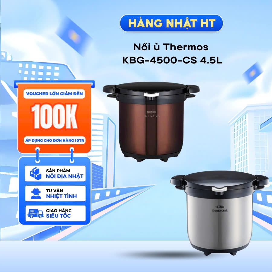 Nồi ủ Thermos KBG-4500-CS 4.5L | Shopee Việt Nam