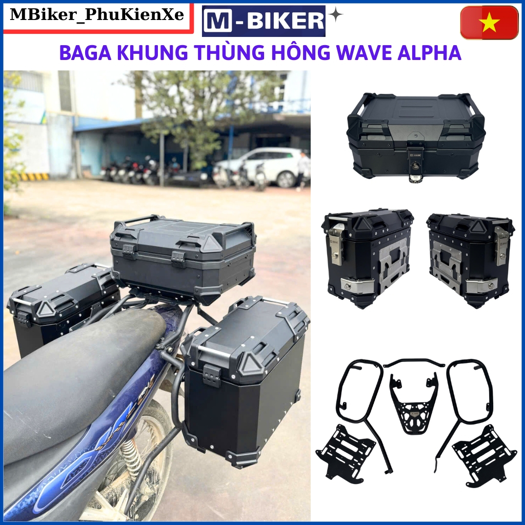 Baga Wave Alpha Blade RSX, baga sau khung thùng hông Wave, cảng sau ...