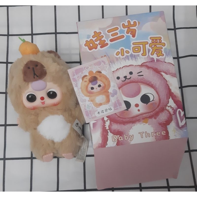 [ĐÃ KHUI] Baby three V3 mini Capybara mắt 360 độ (còn box còn card ...
