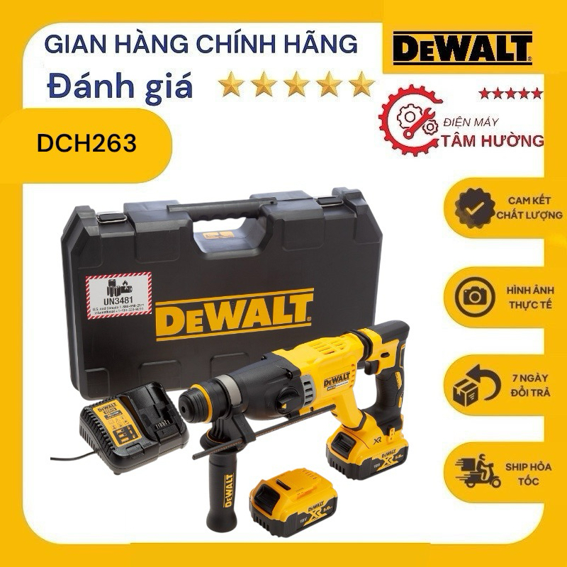 Body Khoan bê tông Dewalt DCH263 chính hãng | Shopee Việt Nam