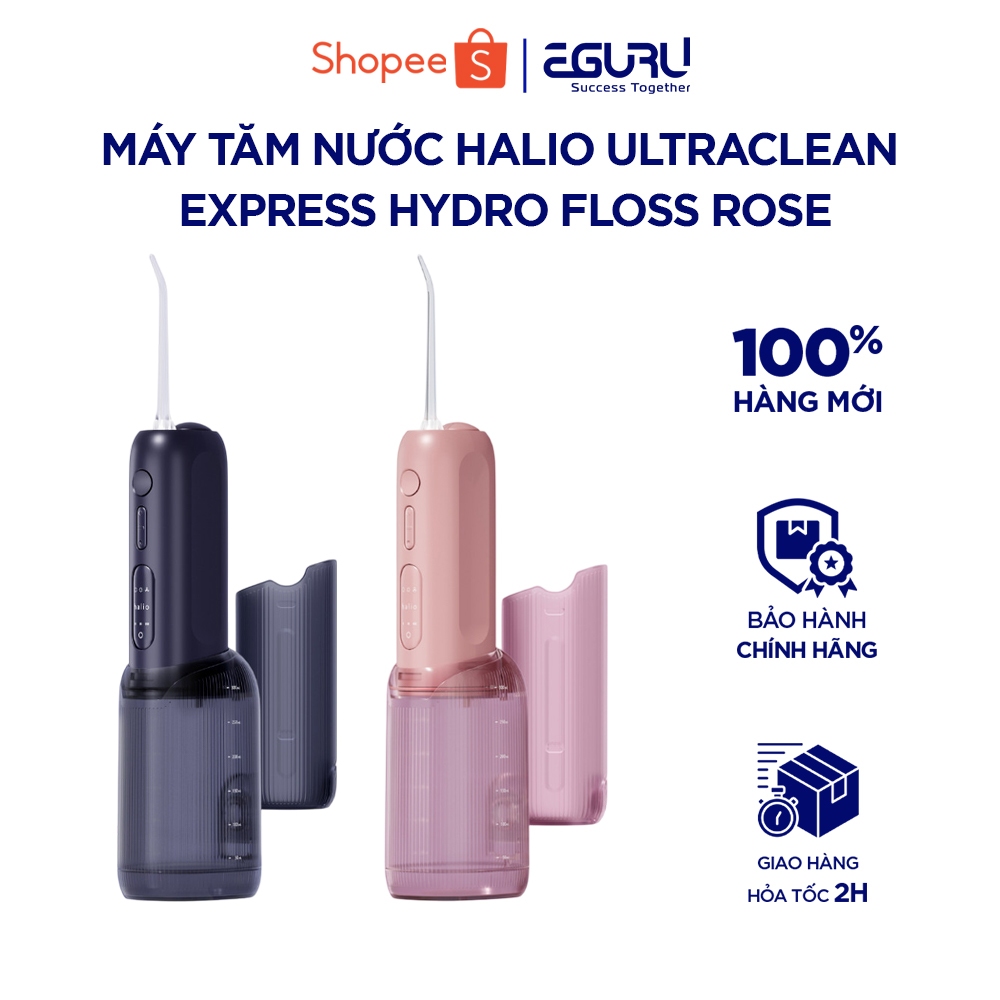 Máy tăm nước Halio UltraClean Express Hydro Floss phiên bản cho người niềng răng | Shopee Việt Nam