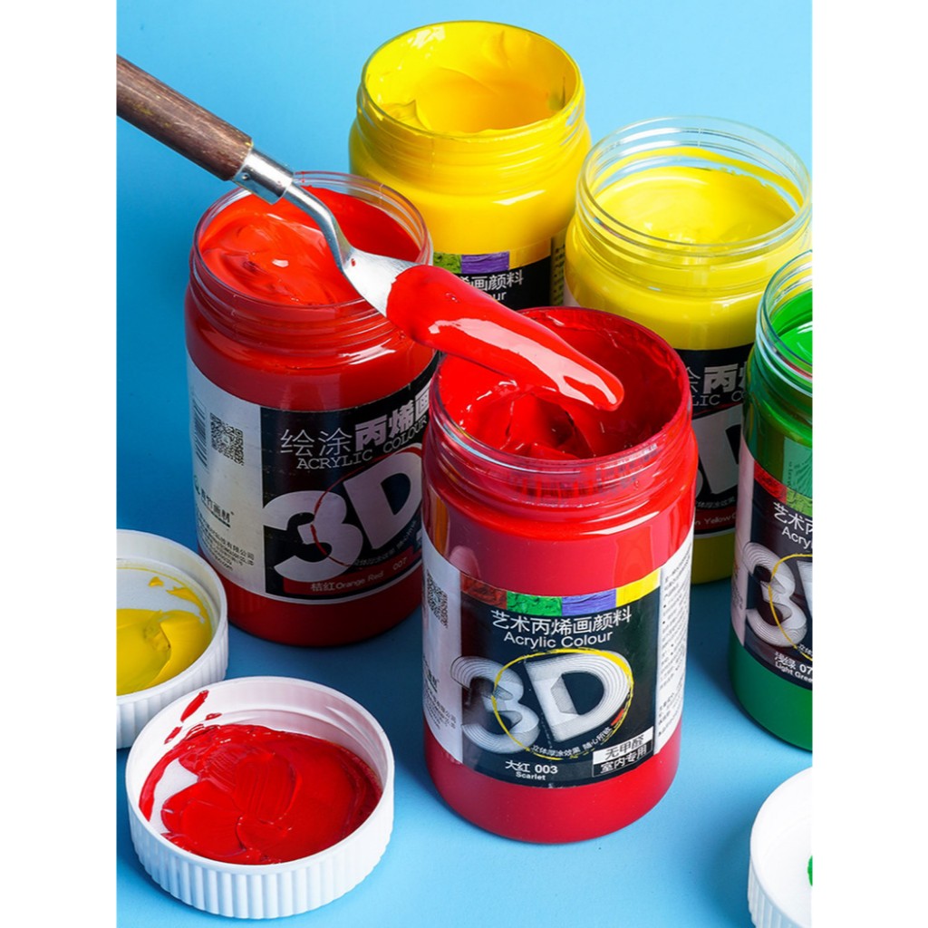 Màu Acrylic 3D 300ml Chinjoo Cao Cấp - Vẽ Mọi Chất Liệu | Shopee Việt Nam