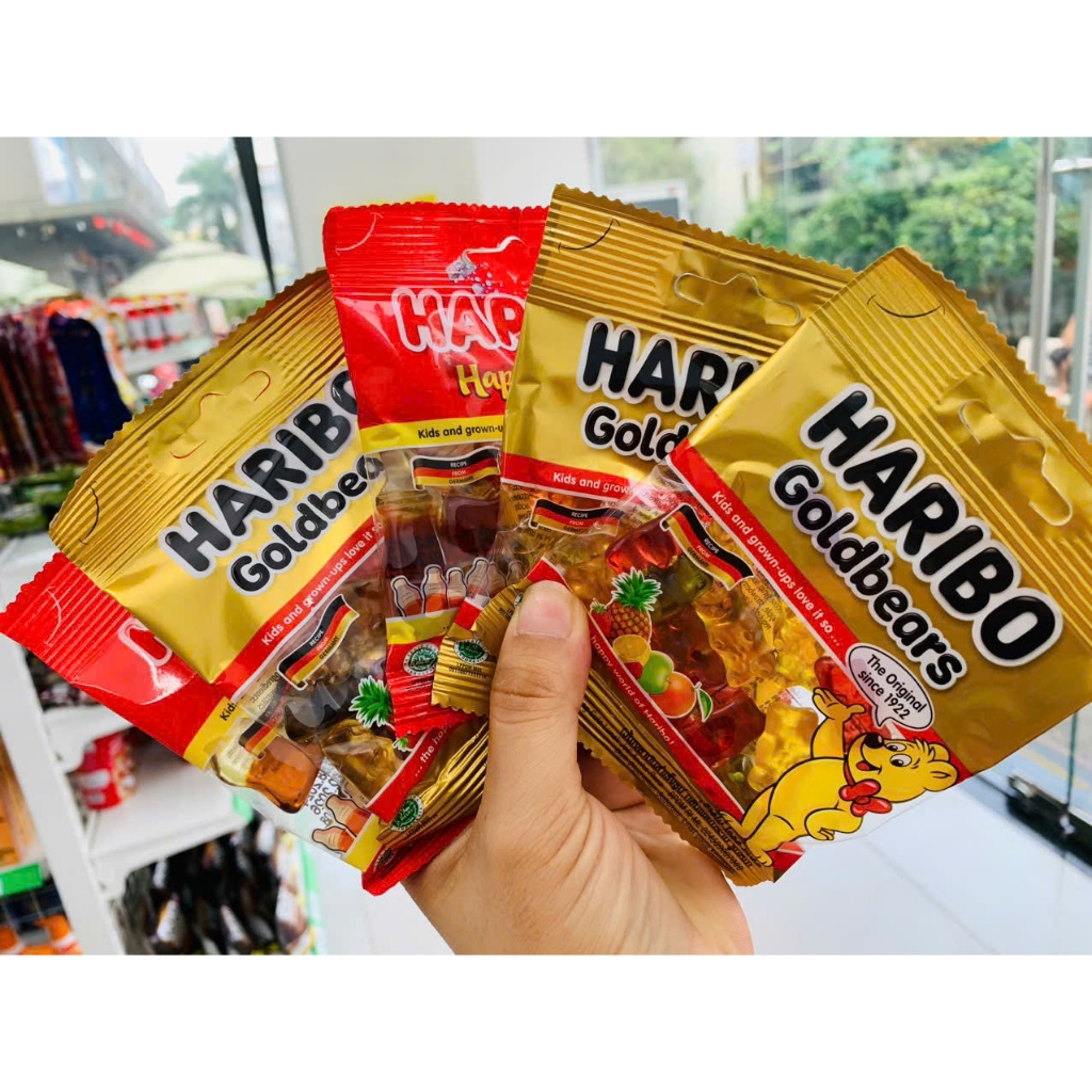 COMBO 5 GÓI KẸO DẺO HARIBO 25G HÀNG CHUẨN CHÍNH HÃNG VỊ TRÁI CÂY VÀ ...