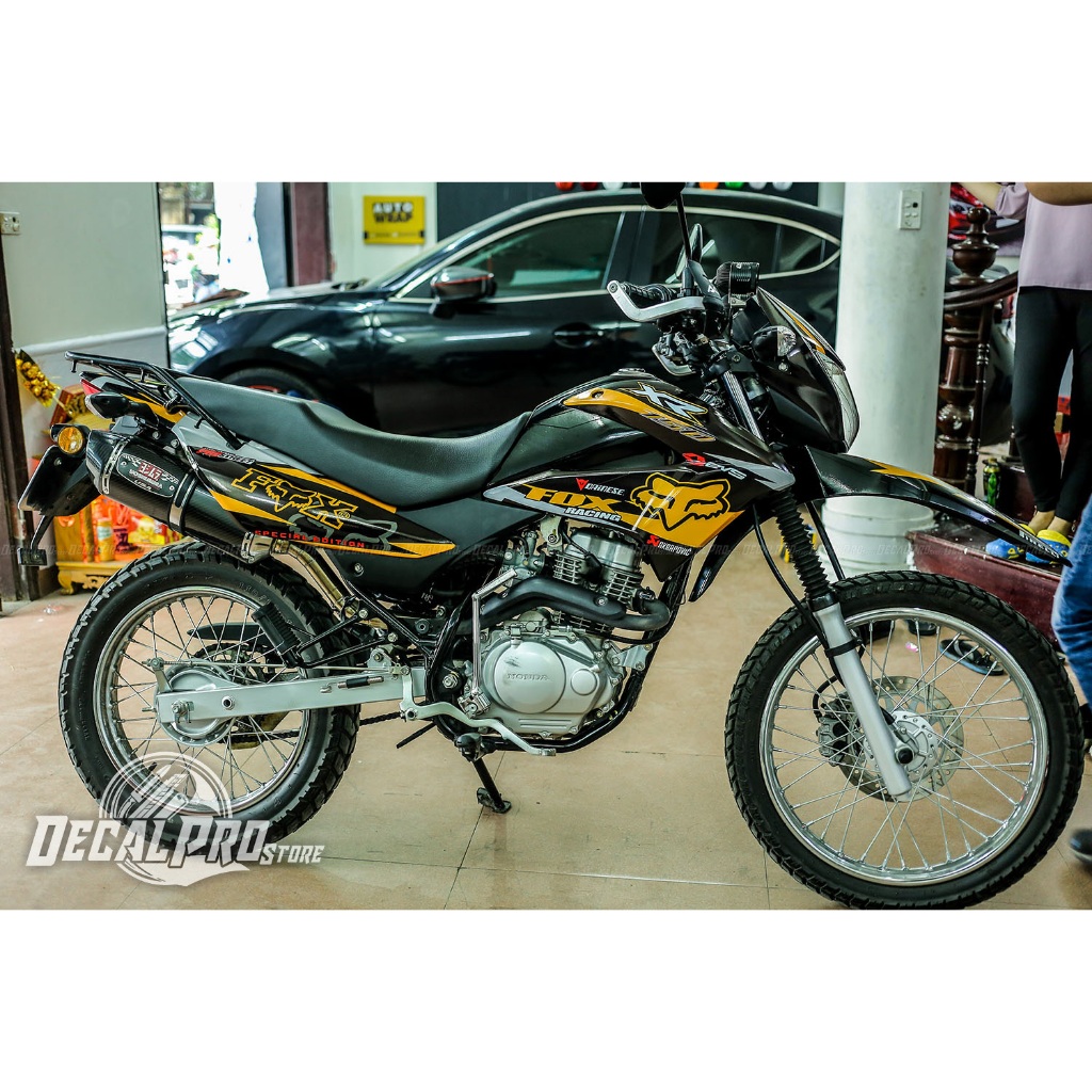 [Tem đẹp xịn] - Tem trùm xe Honda XR 150 Fox Racing | Shopee Việt Nam