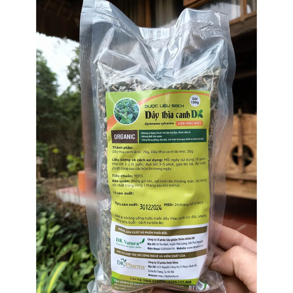 Trà dây thìa canh DK túi chân không 100g | Shopee Việt Nam