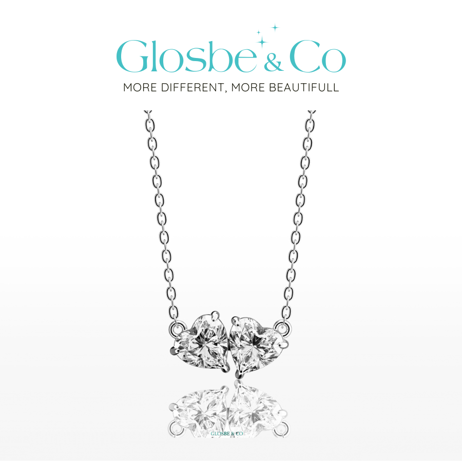 Dây Chuyền Many Love Glosbe & Co Bạc 925 Viên Cubic Zirconia Trái Tim ...