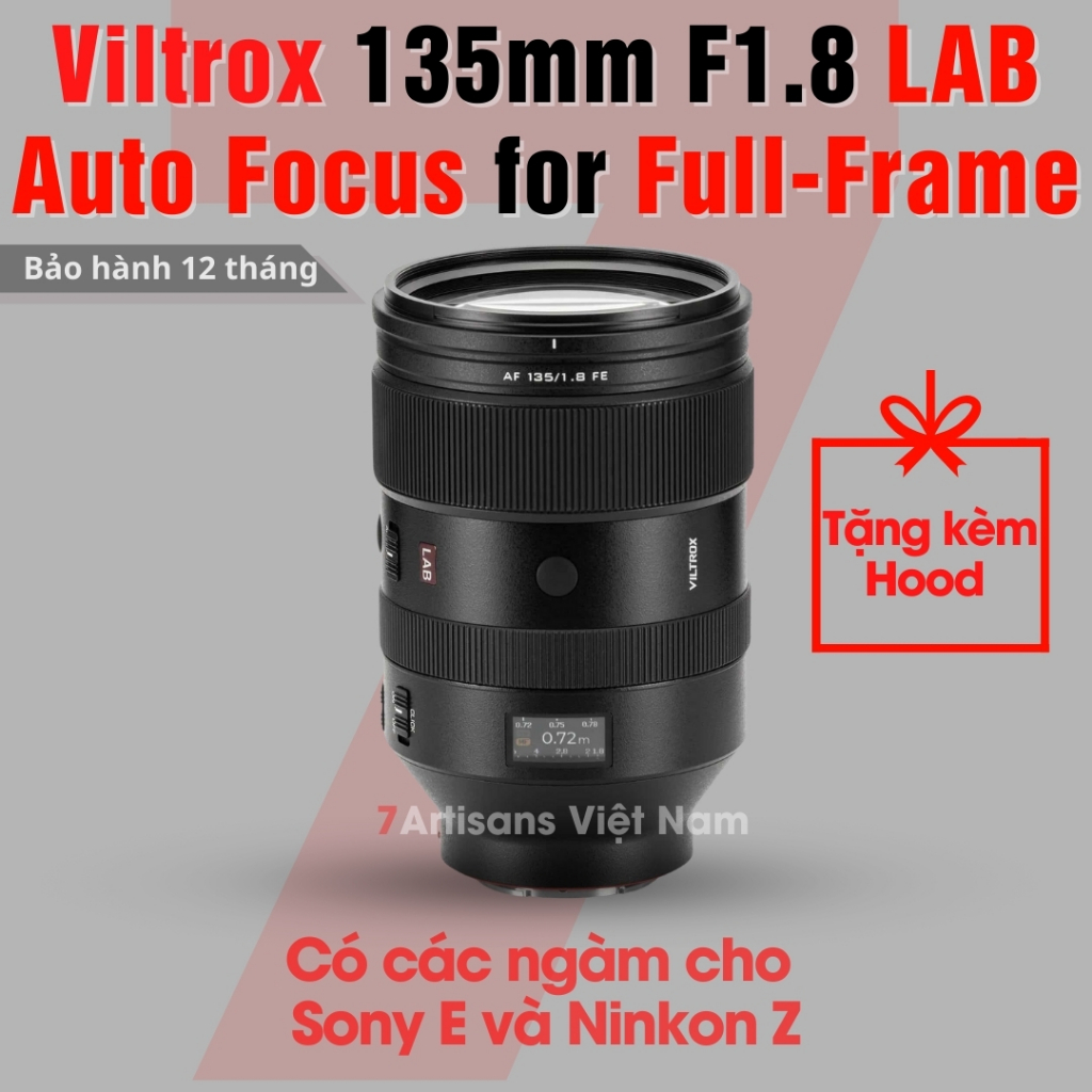 Viltrox AF 135mm F1.8 LAB cho Full-Frame Sony E/FE và Nikon Z | Shopee ...