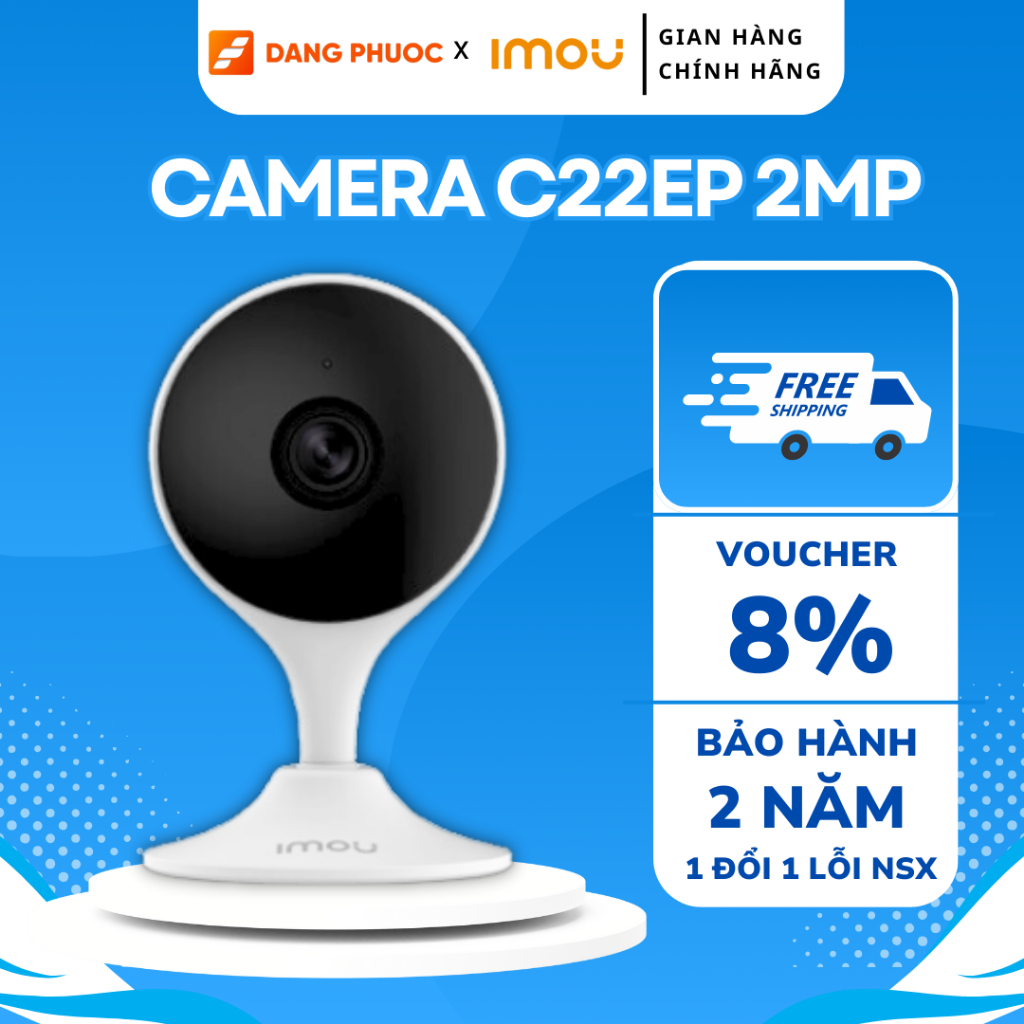 Camera Wifi trong nhà IMOU C22EP/C22SP/C22FP 2MP 1080P góc rộng,cố định ...
