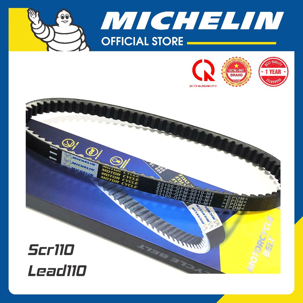 Dây Curoa Michelin Dành Cho Xe SCR 110 / Lead 110 (Hàng Chính Hãng ...