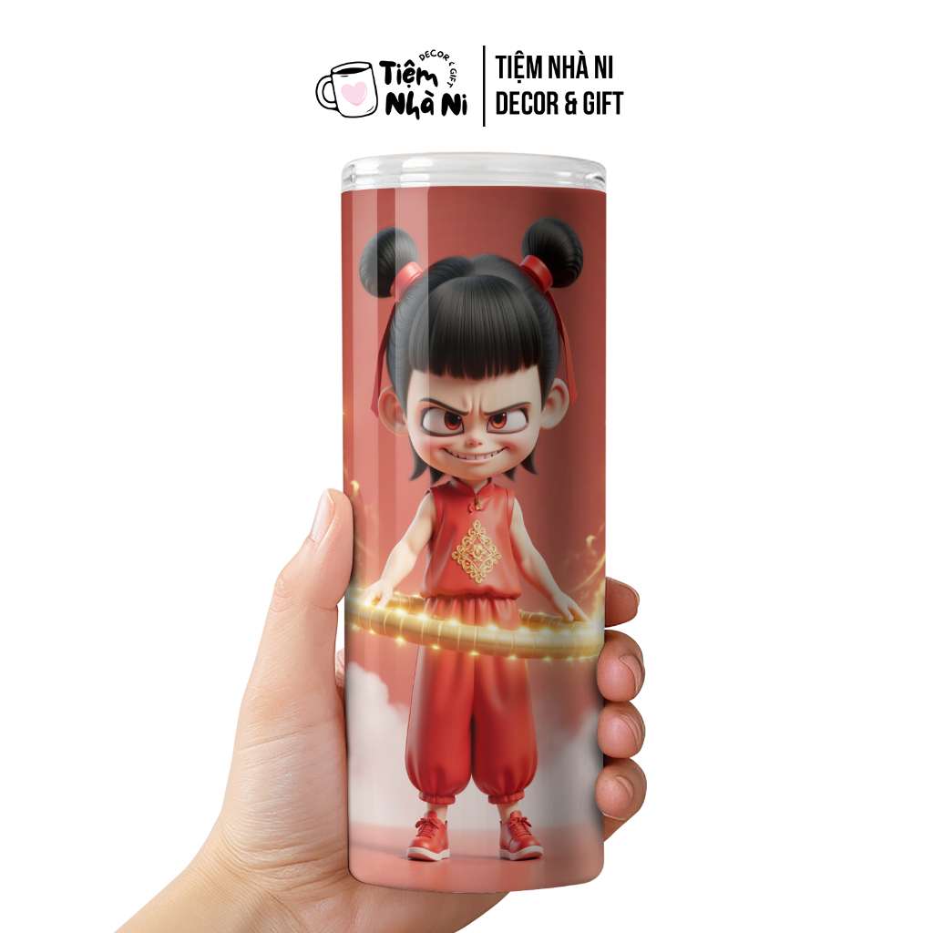 Bình Giữ Nhiệt Inox 304 Hình Natra, Ly Giữ Nhiệt 600ml Tặng Kèm Ống Hút ...