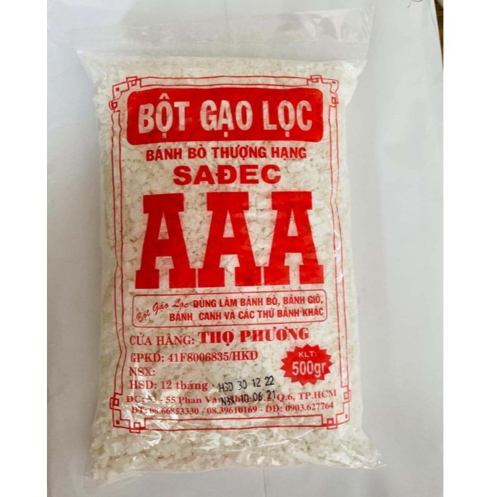 BỘT GẠO LỌC AAA SA ĐÉC 500GR | Shopee Việt Nam