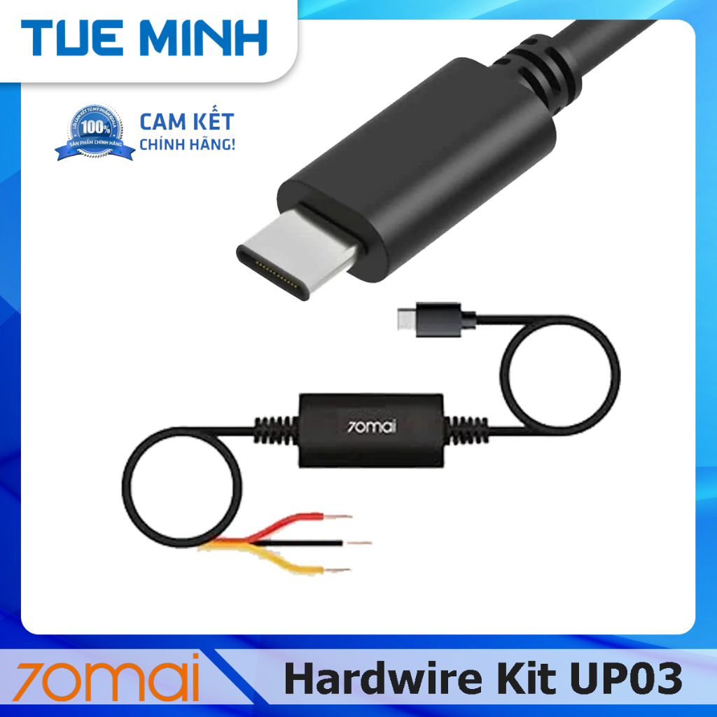 Bộ Hardwire Kit UP03 chân USB Type C sử dụng cho Camera hành trình 70mai | Shopee Việt Nam