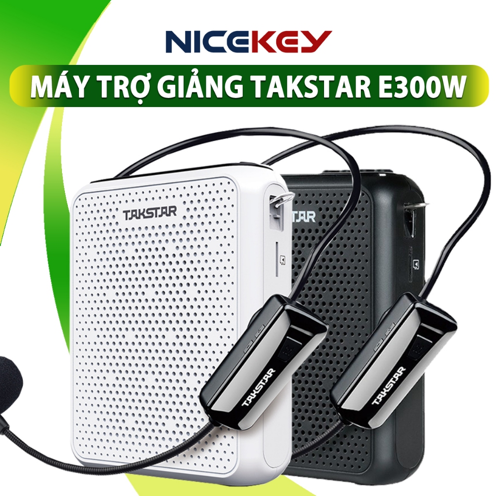 Máy Trợ Giảng Không Dây TAKSTAR E300W, Có Bluetooth, Công Suất 10W, không dây công nghệ UHF, Bảo ...