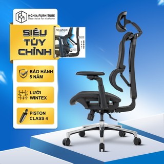 Ghế văn phòng công thái học Nghiafurniture Lumbar full tính năng bá đạo ...