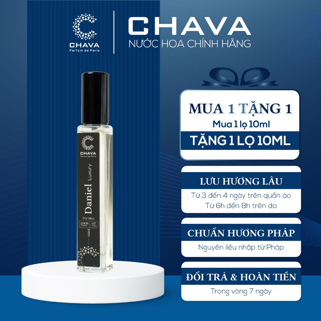 Nước Hoa Nam Phóng Khoáng, Lôi Cuốn CHAVA LUXURY DANIEL Mùi Hương Gỗ ...