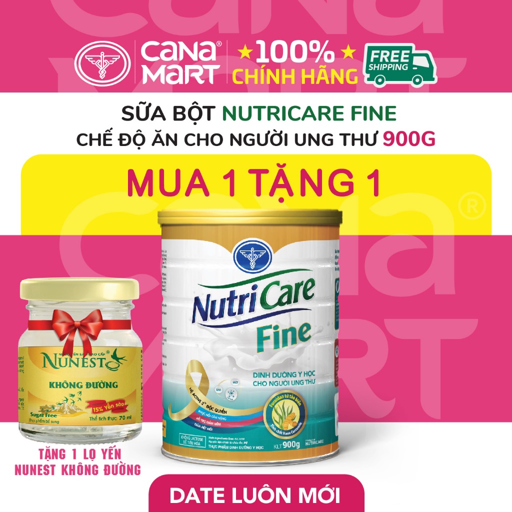 Sữa bột Nutricare Fine dinh dưỡng y học cho người ung thư | Shopee Việt Nam