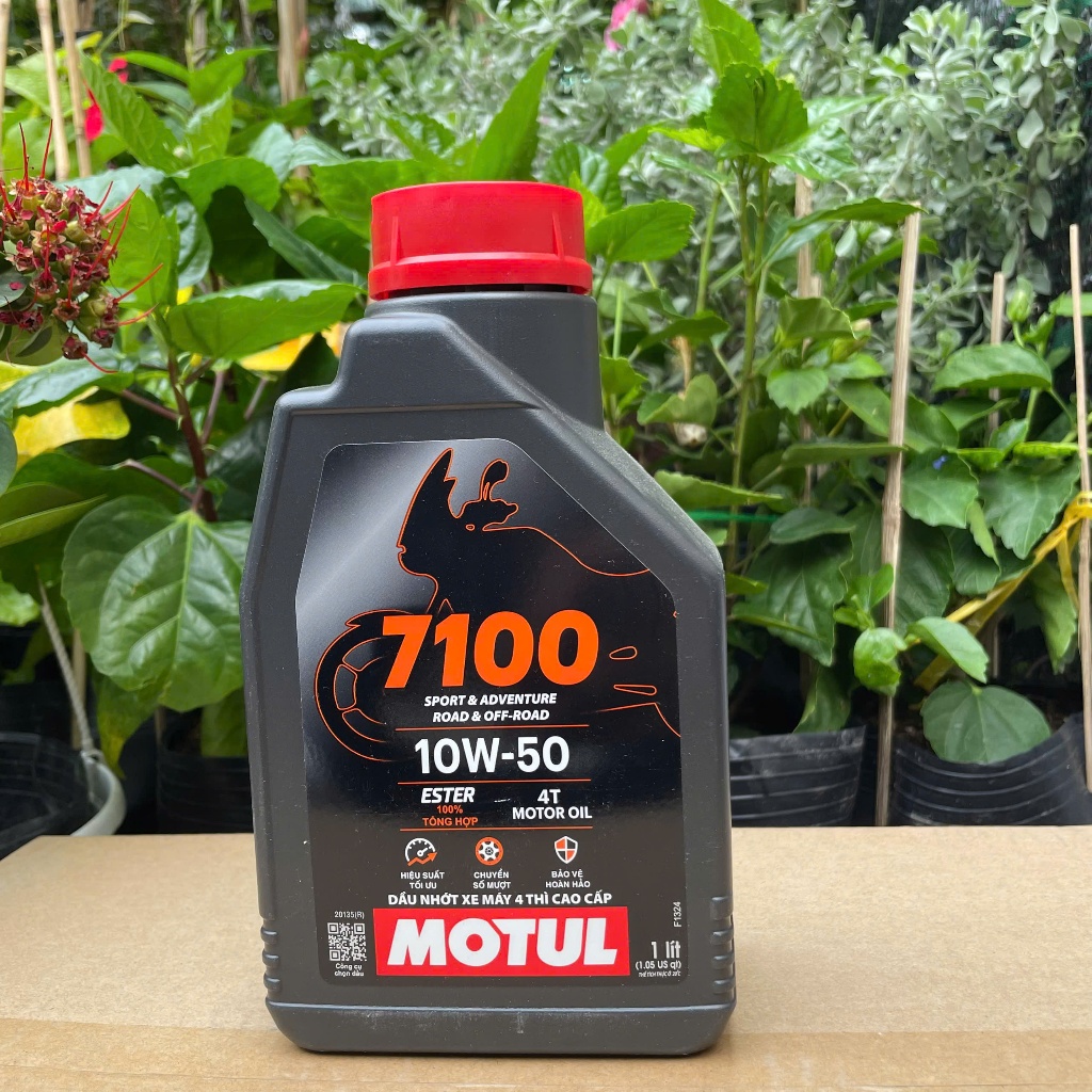 [Mẫu Mới] Nhớt Motul 7100 10w50 4T 1L Xe Số, Côn Tay, PKL Chính Hãng Nhập Khẩu | Shopee Việt Nam