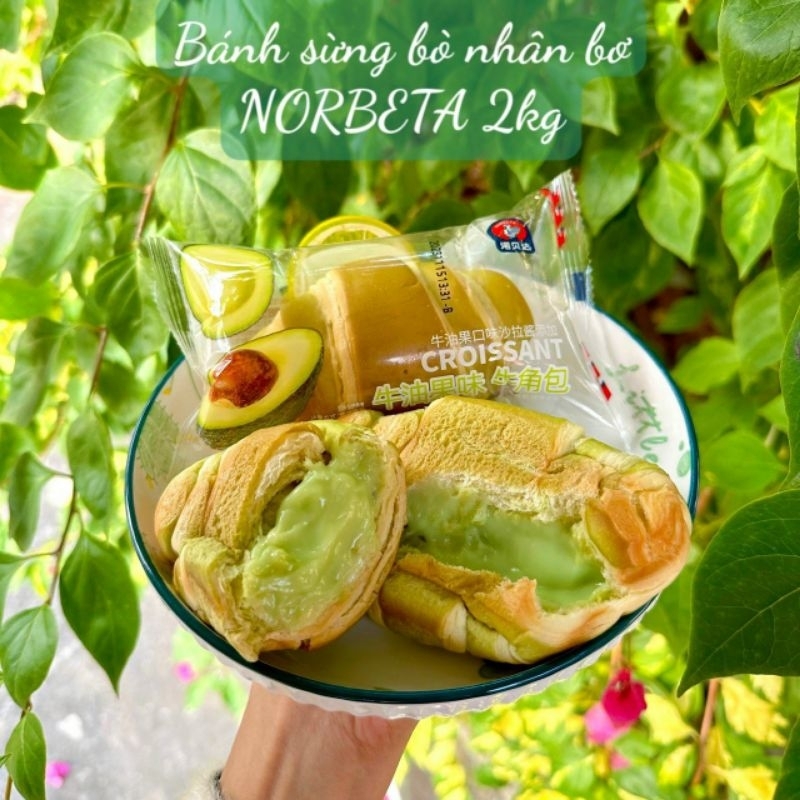 Bánh mì sừng bò vị bơ, phô mai, socola | Shopee Việt Nam