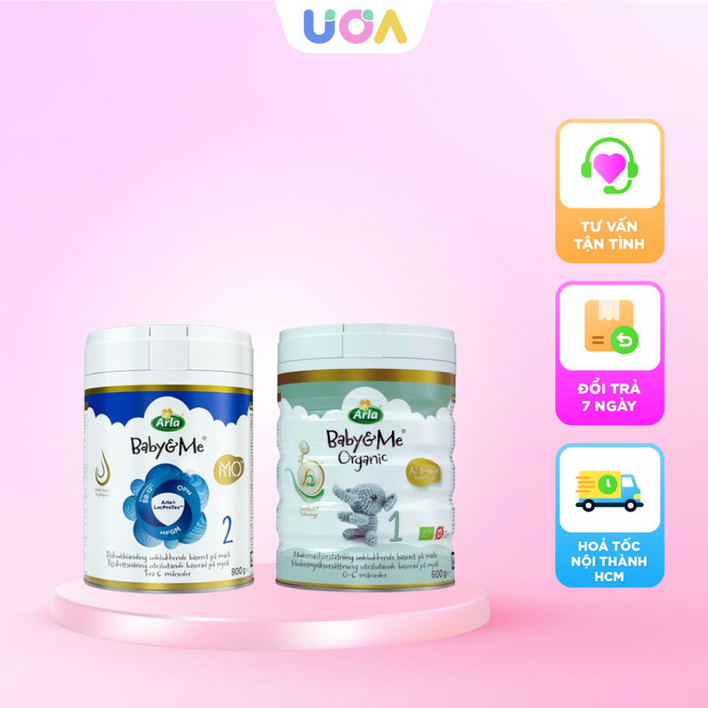 Sữa công thức Arla Baby&Me Organics A2 / HMO cao cấp từ Đan Mạch đủ số ...