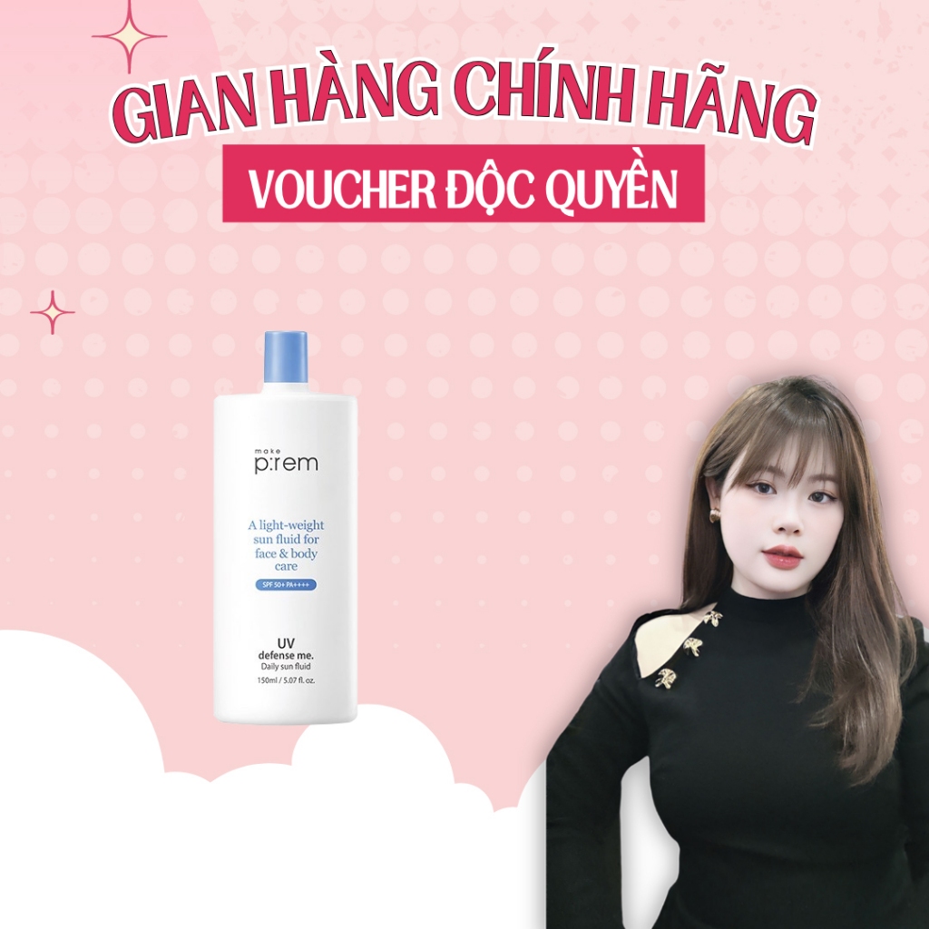 KCN Toàn Thân Make P:rem UV Defense Me 150ml | Shopee Việt Nam