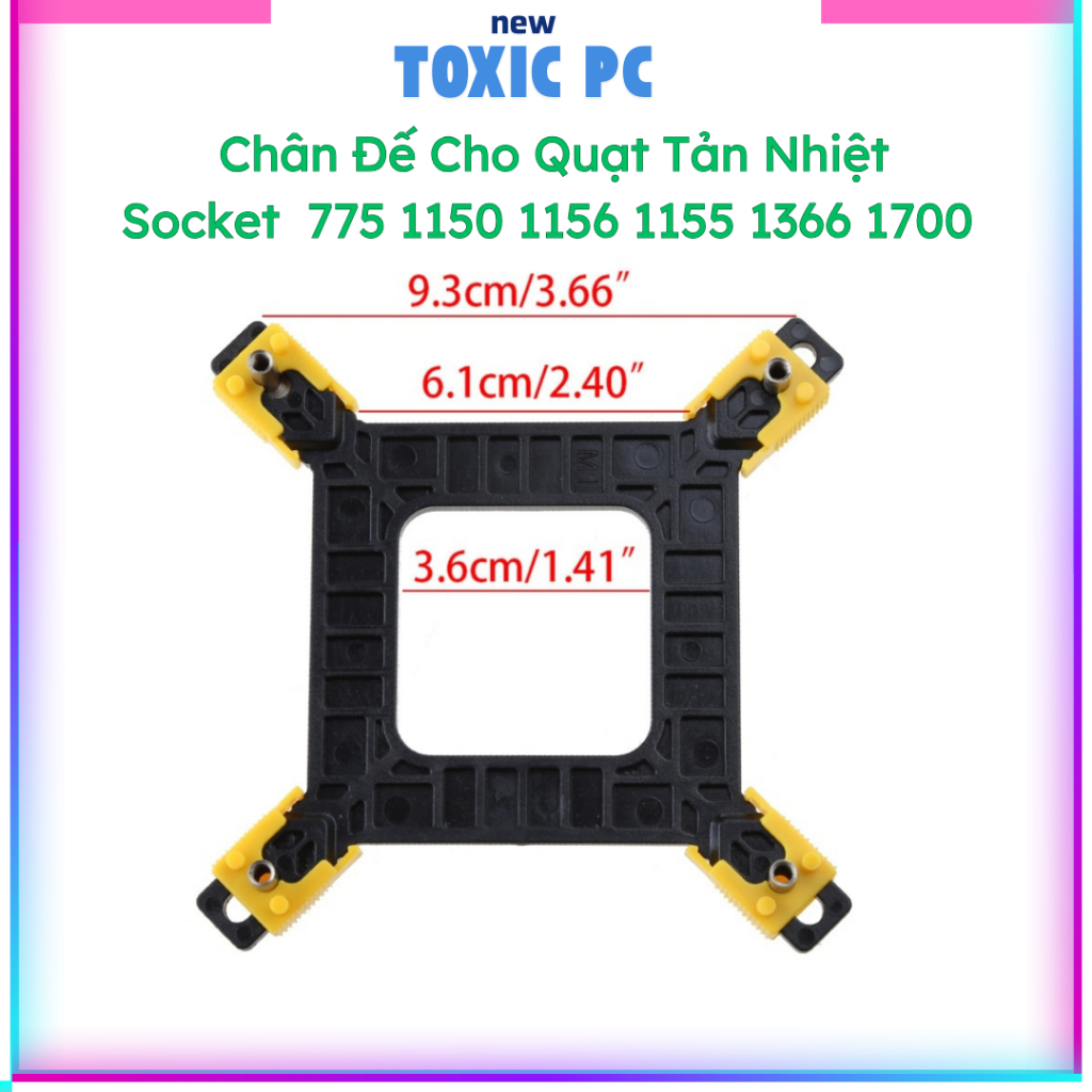 Giá Đỡ FAN - Chân Đế Cho Quạt Tản Nhiệt CPU LGA775 1150 1156 1155 1366 ...