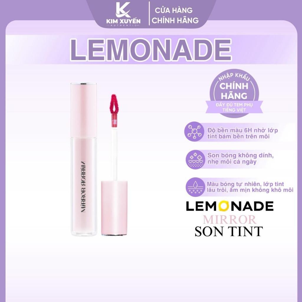 Son tint bóng không dính siêu lì Lemonade Mirror Mirror Water Tint 4g ...