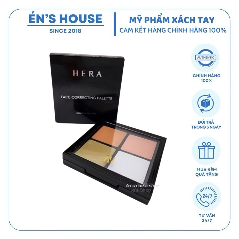 Bảng Triệt Sắc Hiệu Chỉnh Màu Da, Che Khuyết Điểm HERA Face Correcting Pallette 9.9g | Shopee ...