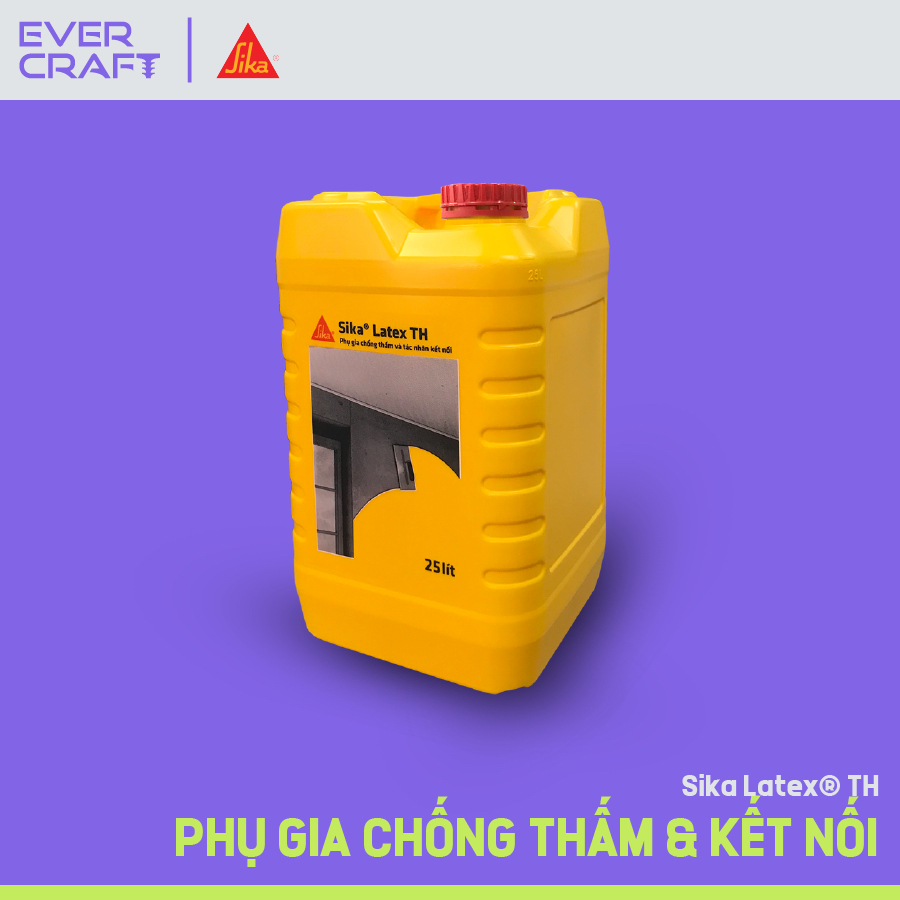 Sika Latex TH - Phụ gia chống thấm và kết nối cho vữa - 25L | Shopee Việt Nam