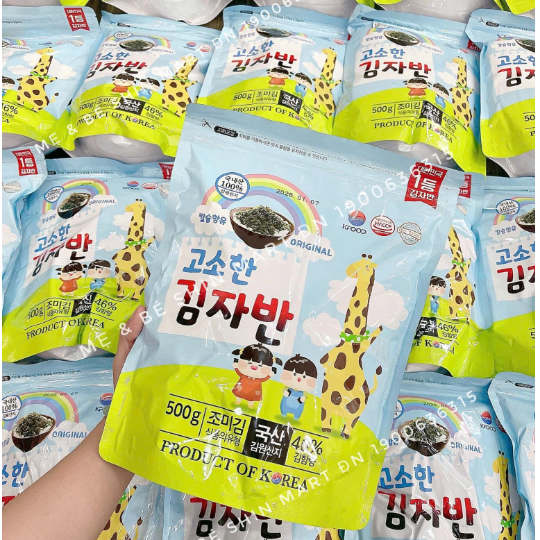 Rong Biển Tăng Cao Busan Hàn Quốc GÓI 500G, Giúp Bé Cao Lớn, Bổ Sung ...