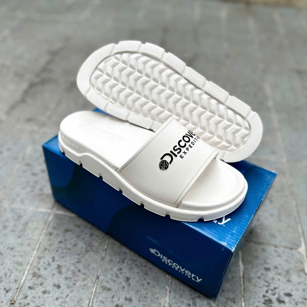 [ CHÍNH HÃNG ] DÉP DISCOVERY EXPEDITION BRICK SLIDE TRẮNG DX-SH732-3N ...