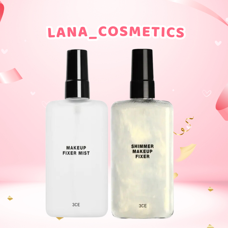 Xịt Khóa Nền 3CE Shimmer Makeup Fixer 100ml | Shopee Việt Nam