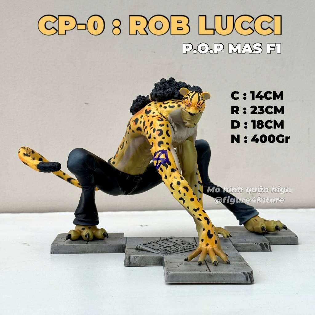 Mô hình Rob Lucci cao 14cm cực nét - Đặc vụ CP-0 Rob Lucci P.O.P MAS ...