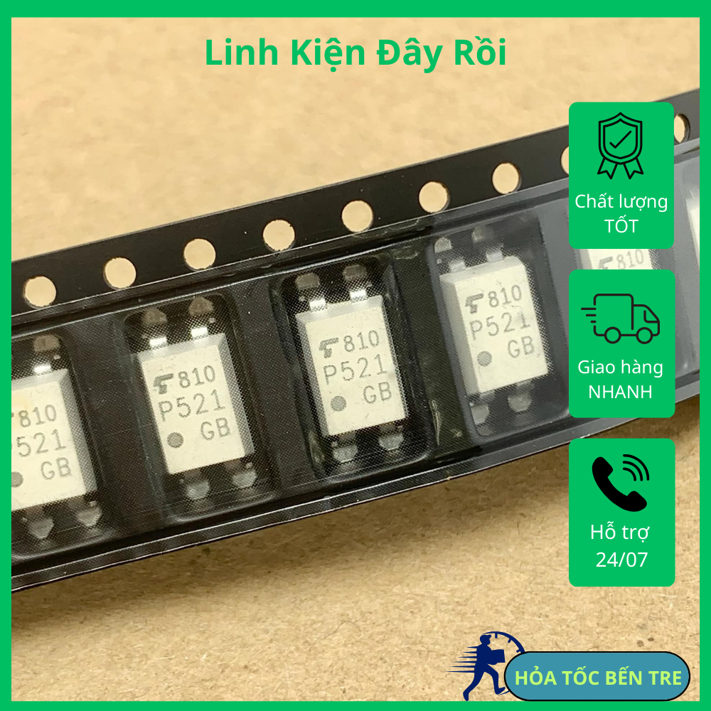 Linh kiện điện tử OPTO PHOTO QUANG TLP521 P521-1 TLP-P521-1 TLP-521-1-GB P521-1-GB P521 SOP-4 ...