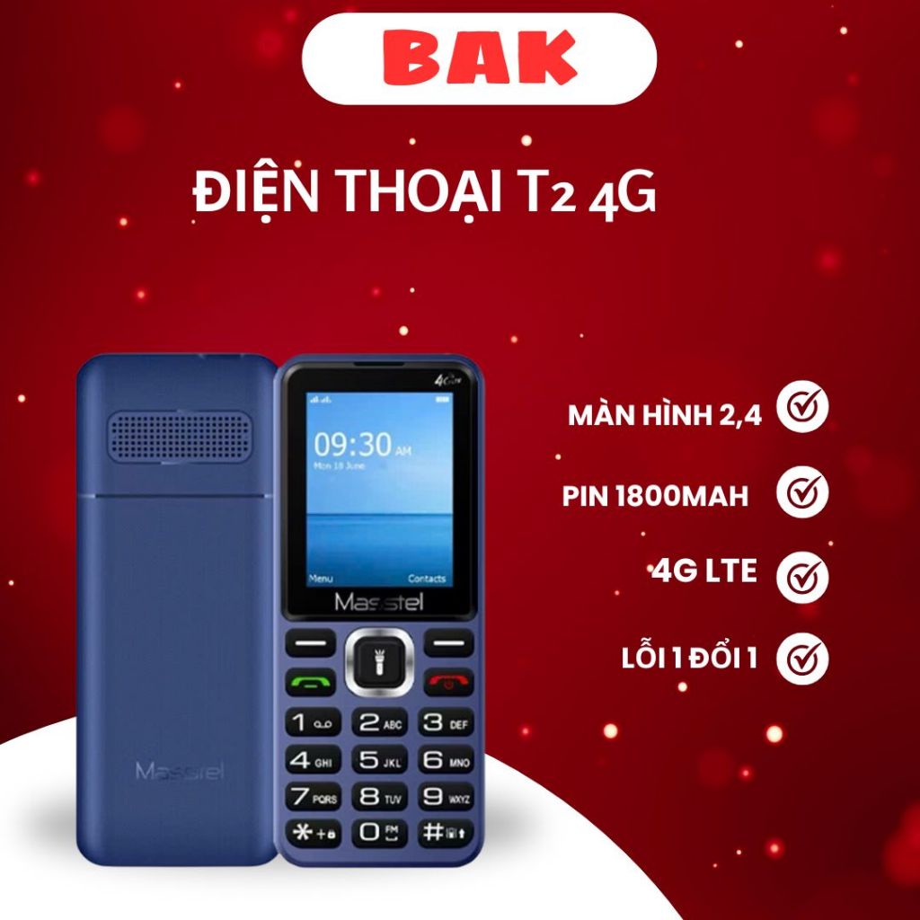 SU38 Điện Thoại Masstel izi T2 4G | Shopee Việt Nam