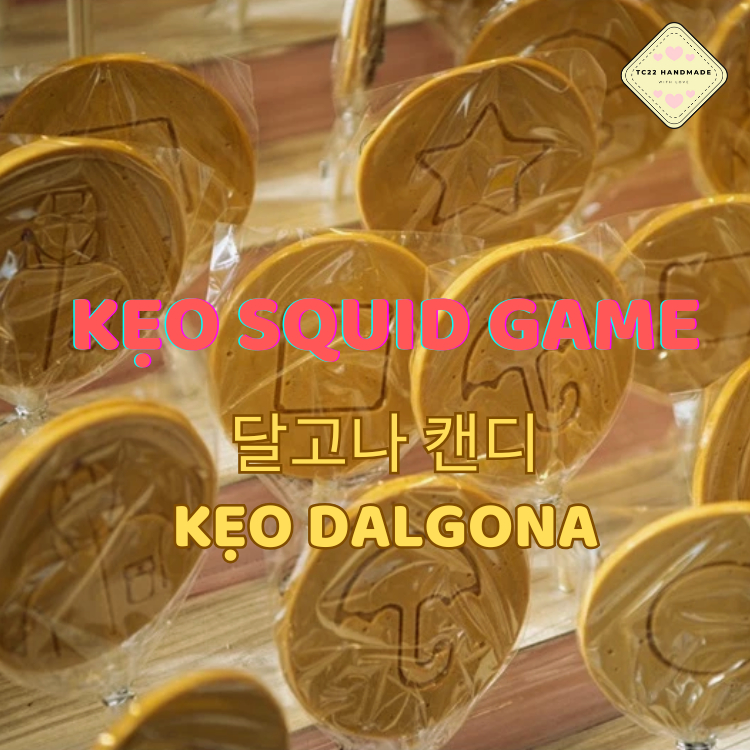 Kẹo Squid Game Dalgona (mẫu mới) - Trò chơi con mực - Candy | Shopee ...
