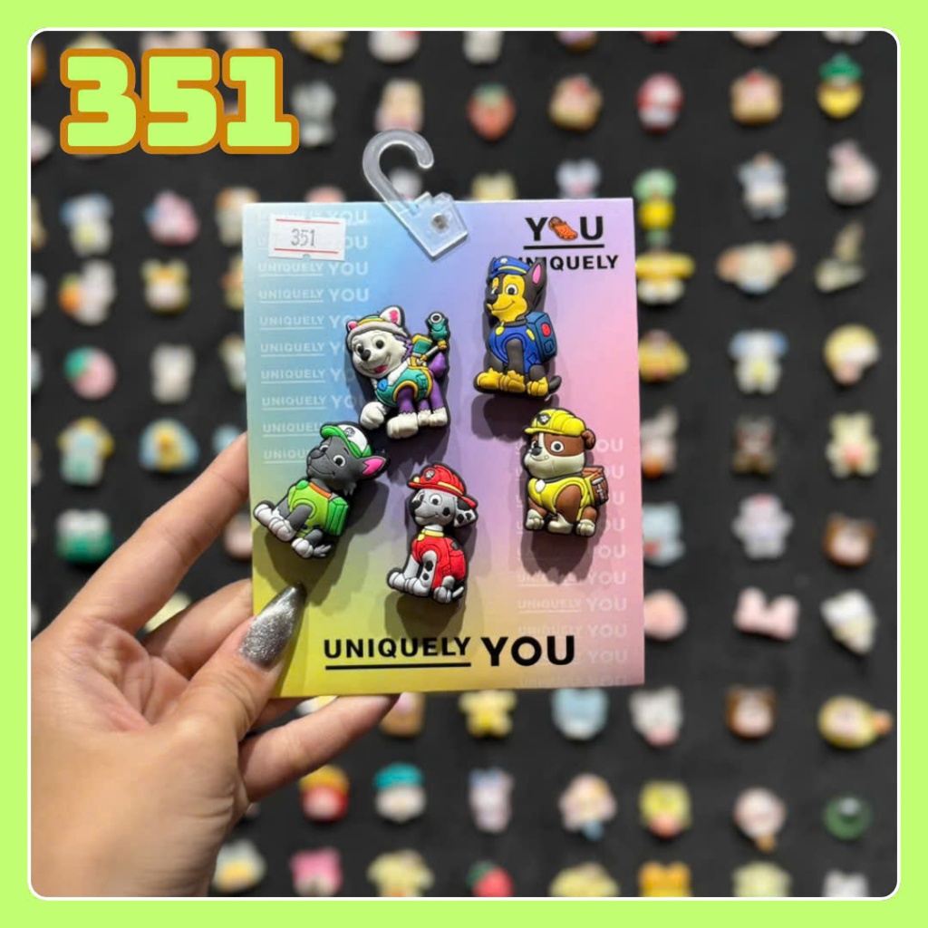 SET351 - Set JIbbitz Phối Dép - Phụ Kiện Gắn Trang Trí Dép - CHÚ CHÓ ...