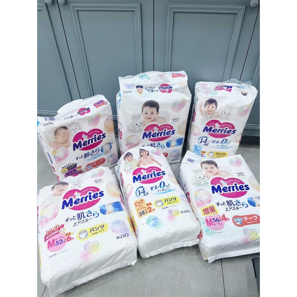Bỉm Tã Merries Nội Địa Nhật (Cộng miếng) - VINAQUICK | Shopee Việt Nam