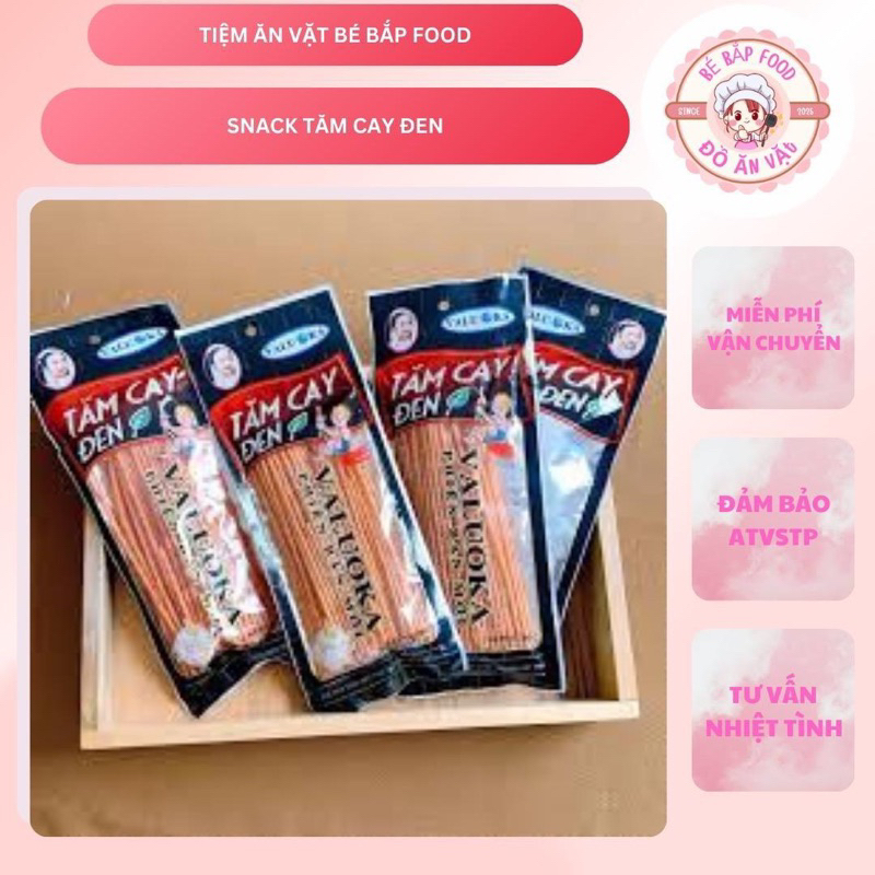 10 Gói Tăm cay đen ALUOWA, Bim Bim Que Cay, Đồ Ăn Vặt Cay Snack Food ...